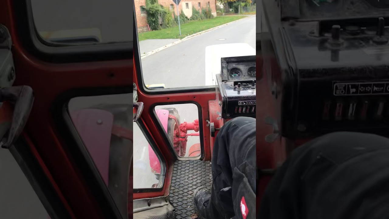 Belarus MTS 550 am Berg mit vollem 5 Tonnen hinter vielleicht auch so ...