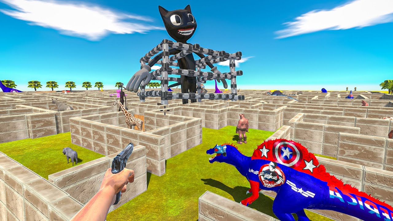 FPS AVATAR SAVE CARTOON CAT FROM MINOTAUR DEADLY MAZE - Animal Revolt ...