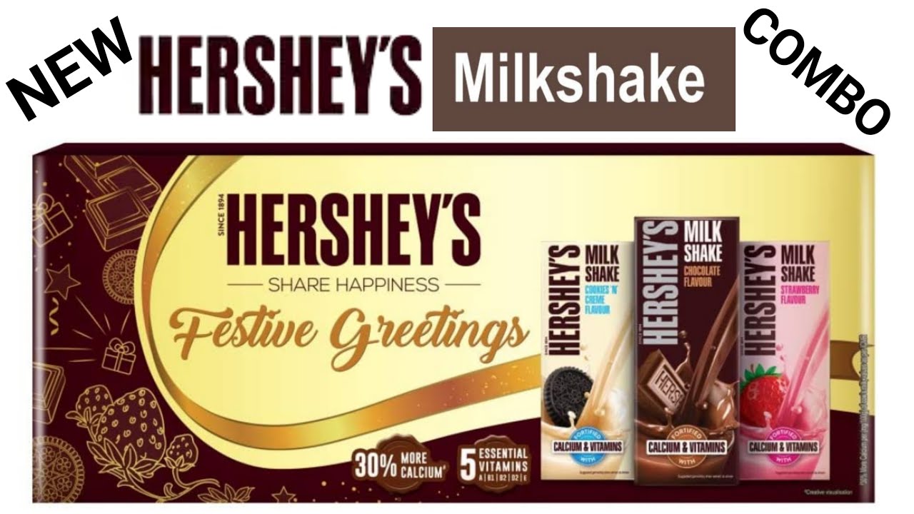 Hershey's Milkshake Gift Pack Unboxing - YouTube