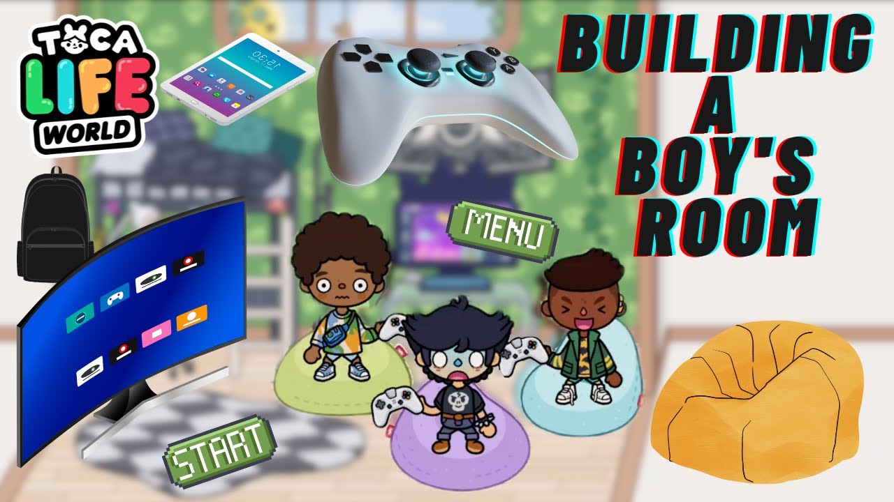 Building a Boy's Room: Toca Life World Room Makeover | Toca Boca # ...