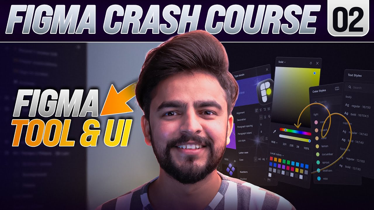 Introduction to Figma Tools and UI | Figma Crash Course in Hindi - YouTube