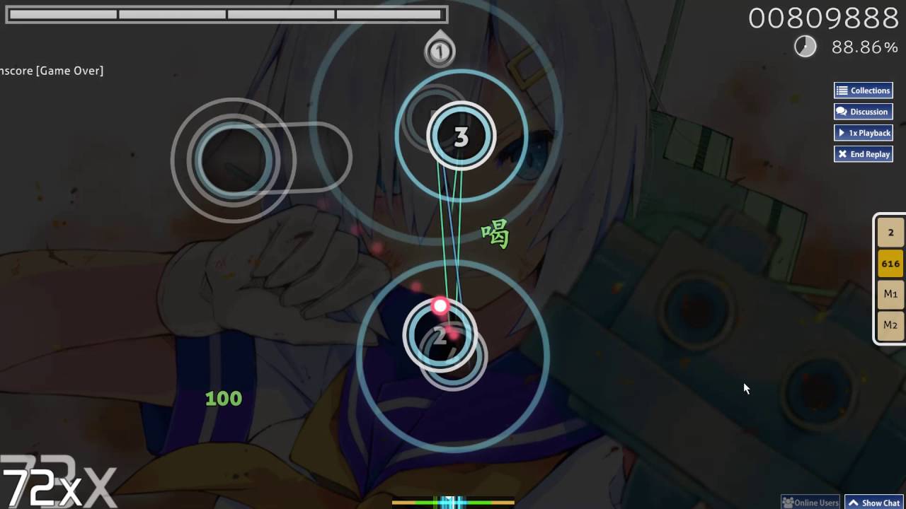 osu! deja vu - Highscore [Game Over] - YouTube