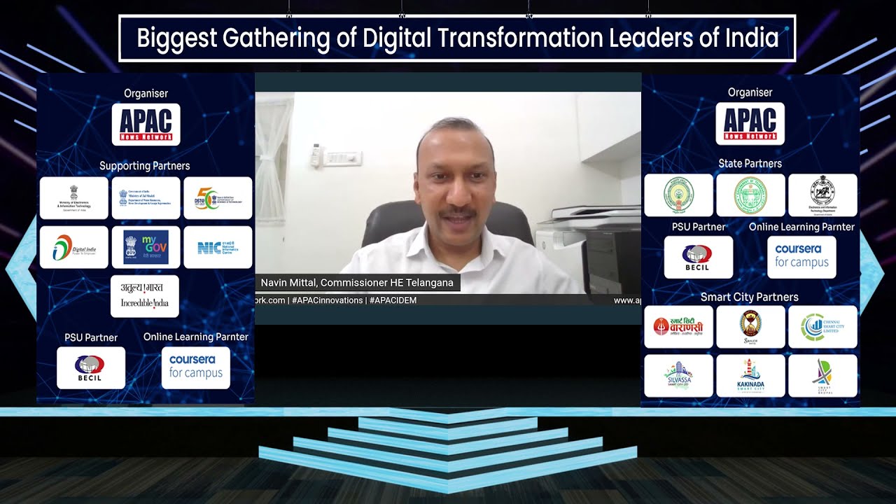 #APACIDEM | Navin Mittal, IAS, Commissioner, Collegiate and Technical ...