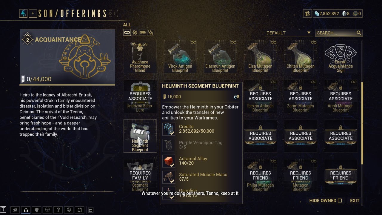 Warframe-helminth-segment# محاولة تجميع سهلة للمبتدئين - YouTube