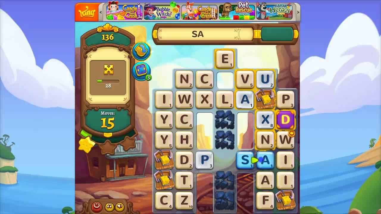 AlphaBetty Saga Level 136 - YouTube