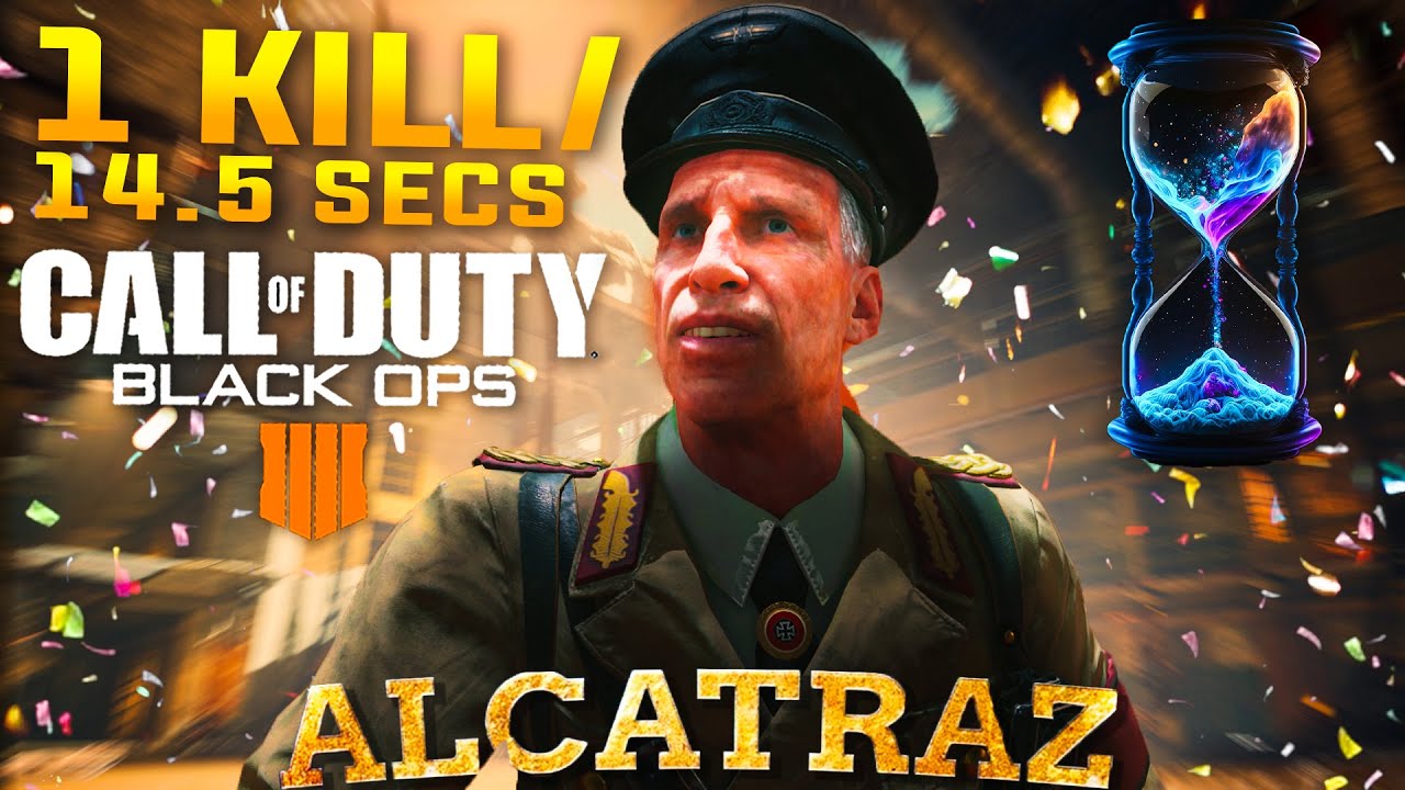 TimeTrial|25 Kill Solo Squad 1K/14.5s BO4 Blackout Alcatraz Handcam ...