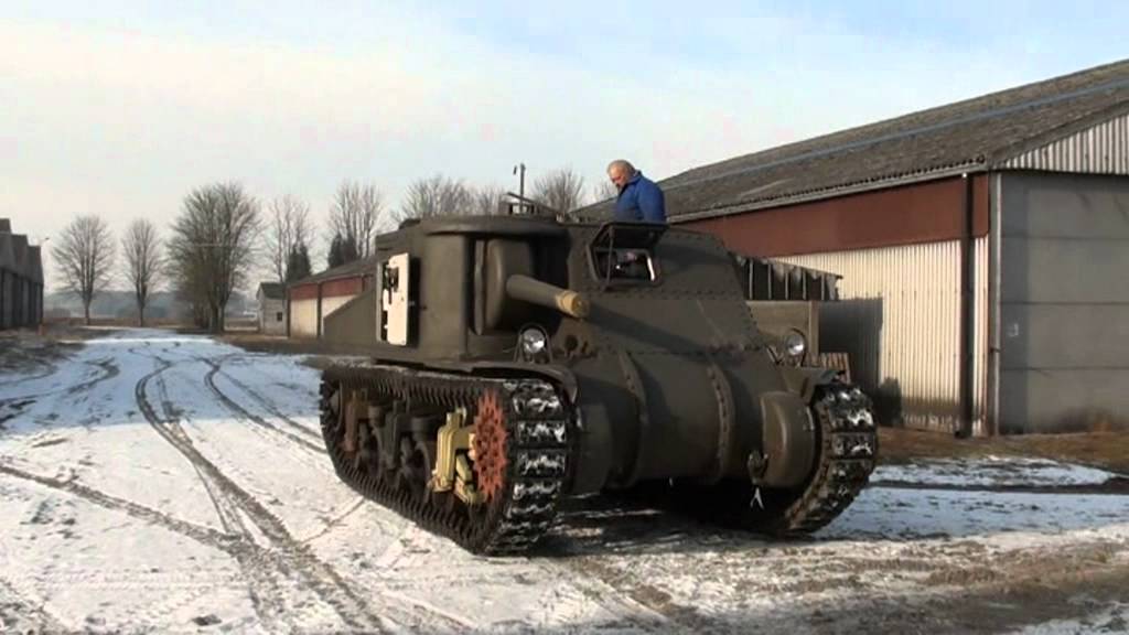 M3 grant tank "first walk" (part 2) - YouTube