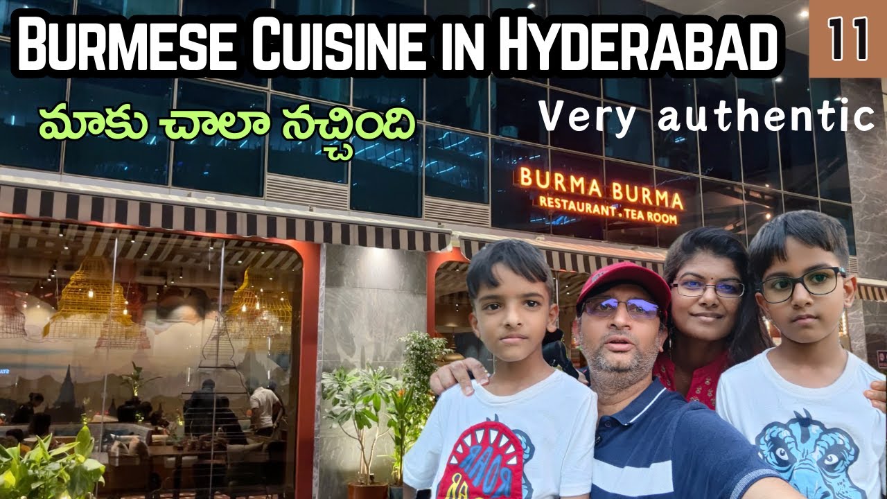 Burma Burma restaurant Knowledge City Hyderabad | Ravi Travel Vlogs ...