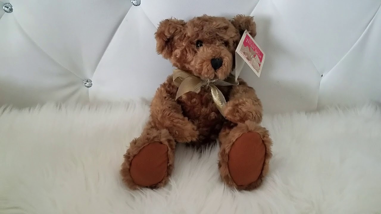 Avon Celebrates The Year Of the Teddy Bear Animated stuffed bear - YouTube