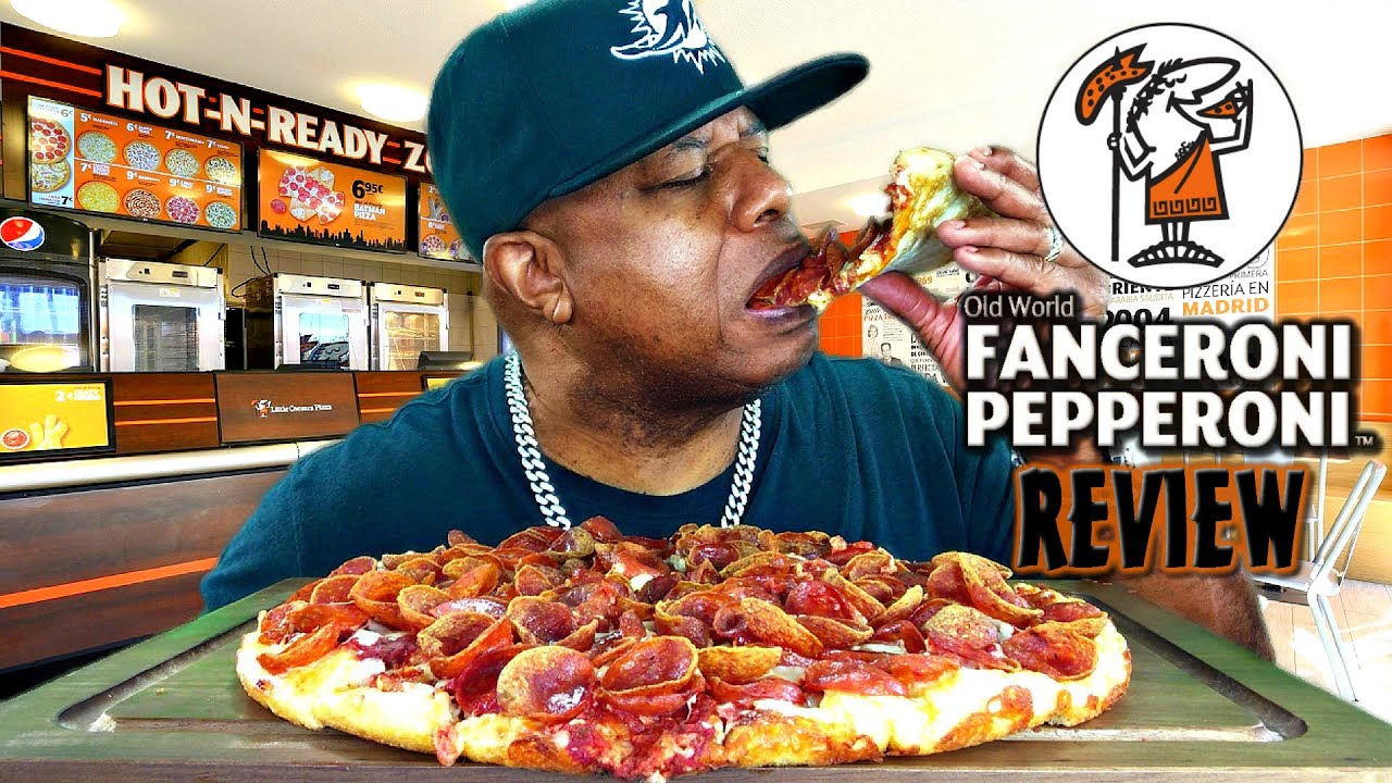 Little Caesars Old World Fanceroni Pepperoni Pizza Review - YouTube
