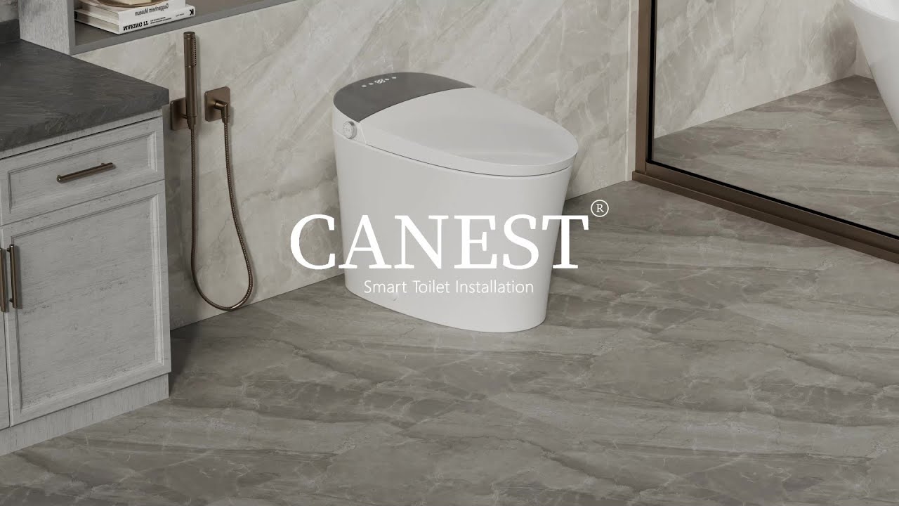 CANEST® FC-001/FC-001P Smart Toilet Installation Guide - YouTube