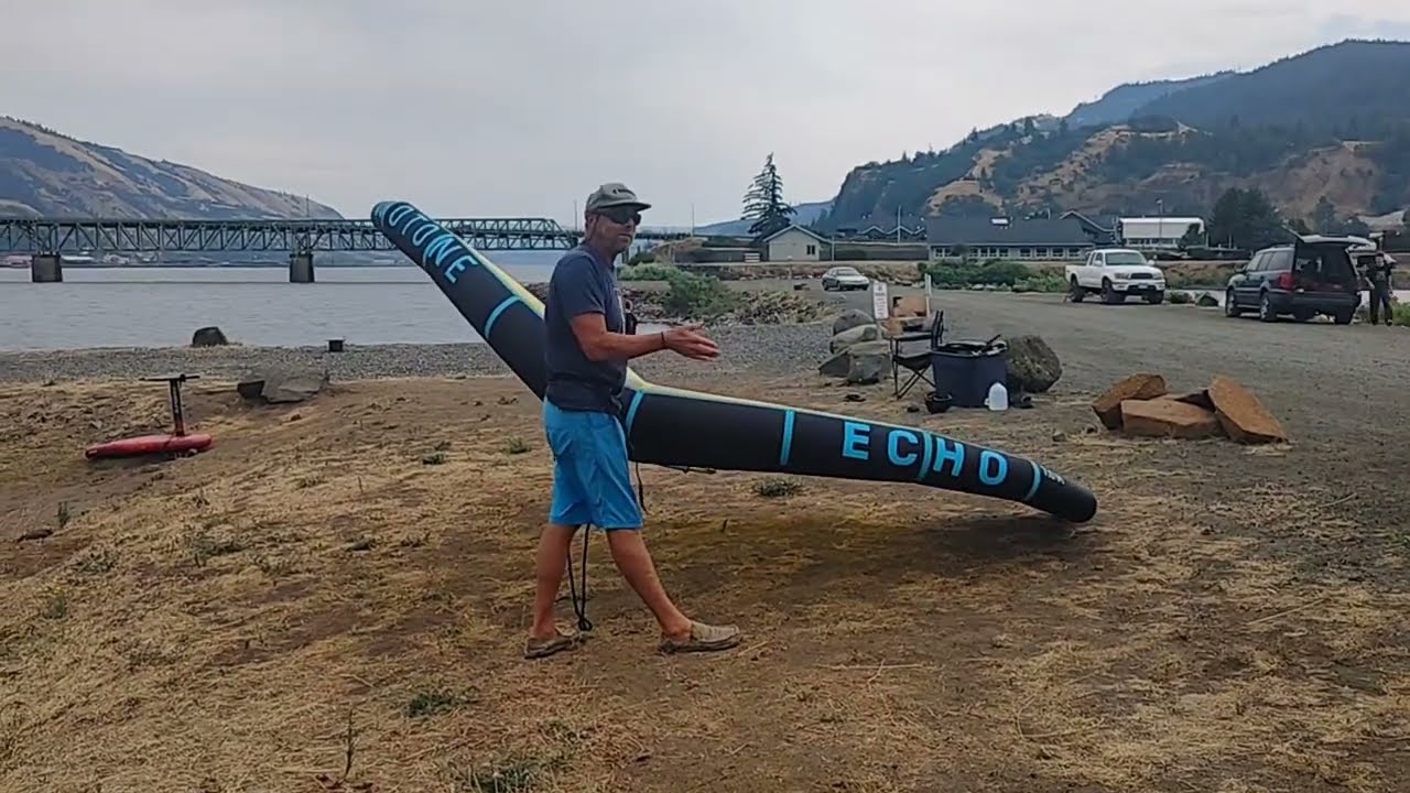 Intro to wingfoiling part 1 wing and board handling non foiling Andy ...