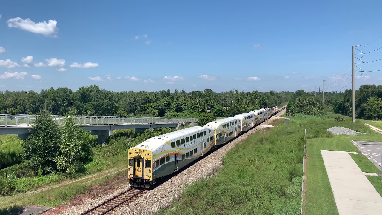 P401-07 Sunrail’s PTC Test train at Orange City, FL - YouTube
