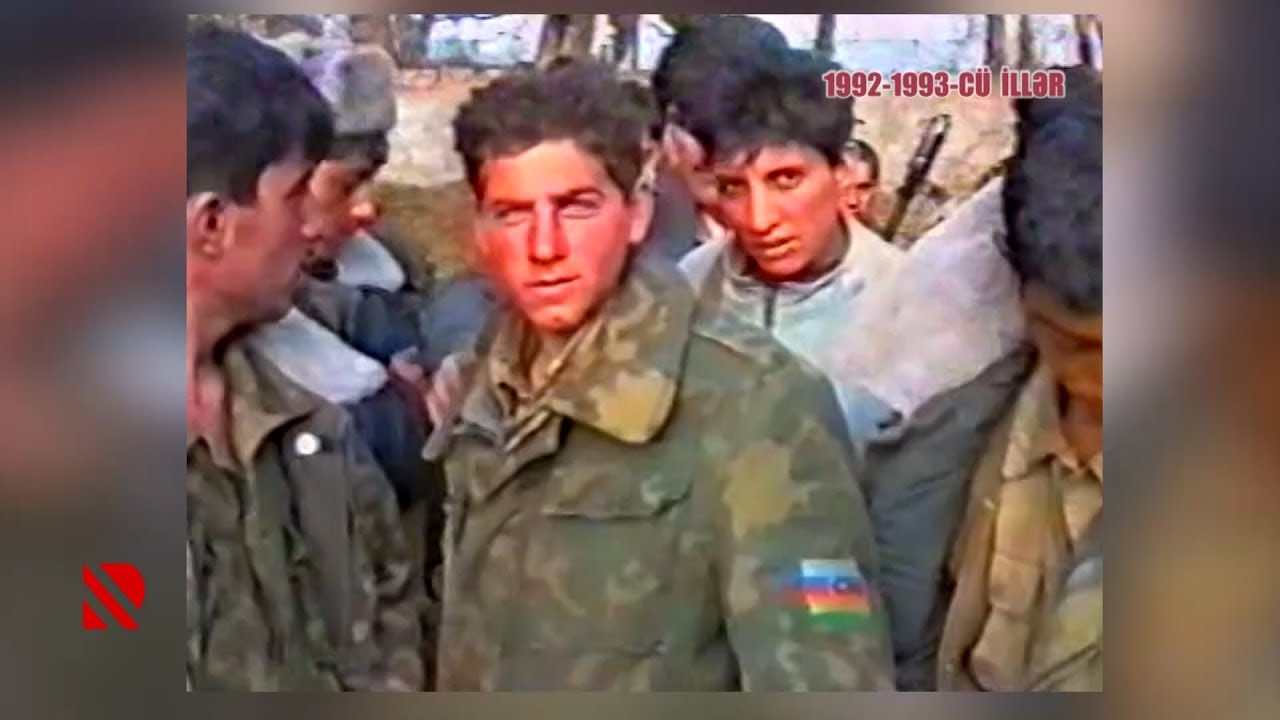 Müdafiə naziri Rəhim Qazıyevin acınacaqlı halda olan əsgərləri (1992-ci ...