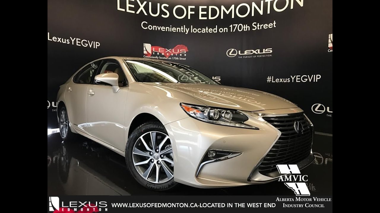 2017 Tan Lexus ES 300h Standard Equipment Walkaround Review | North ...