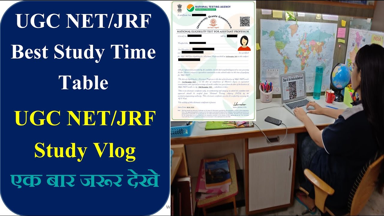 UGC NET Best Study Time Table | UGC NET Study Vlog | net exam study ...