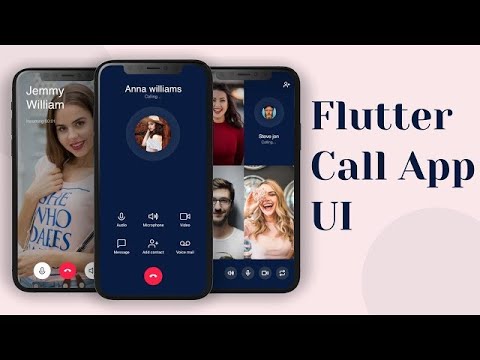 Voice Call or Group Call - Flutter UI - Speed Code - YouTube