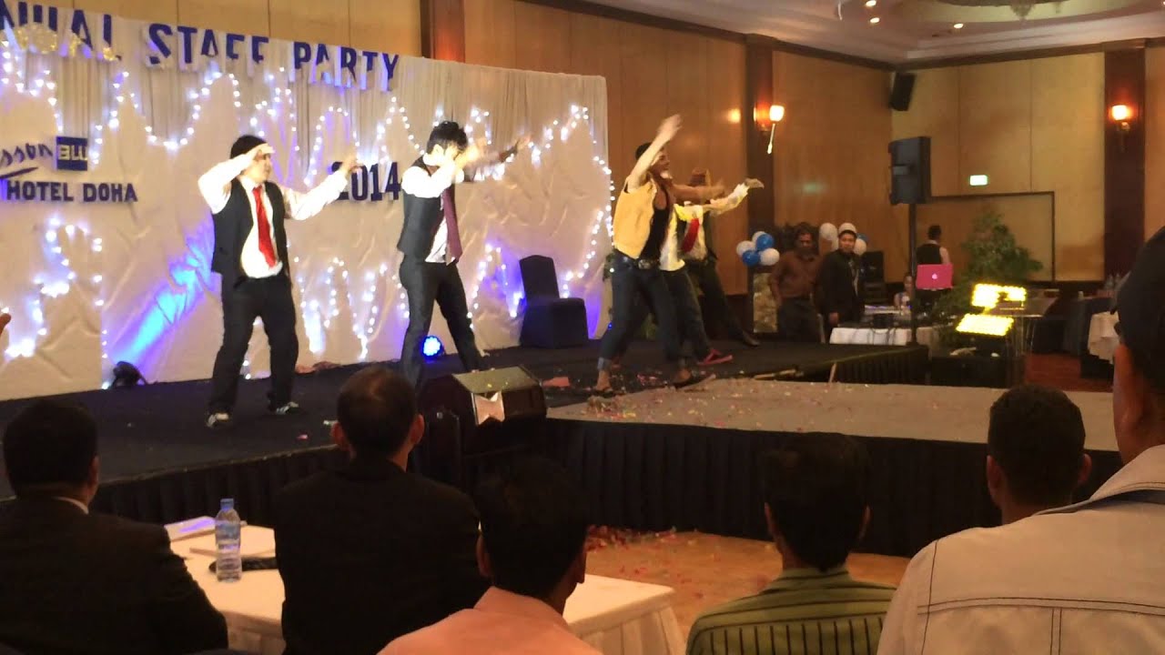 annul staff party radisson blu hotel doha - YouTube