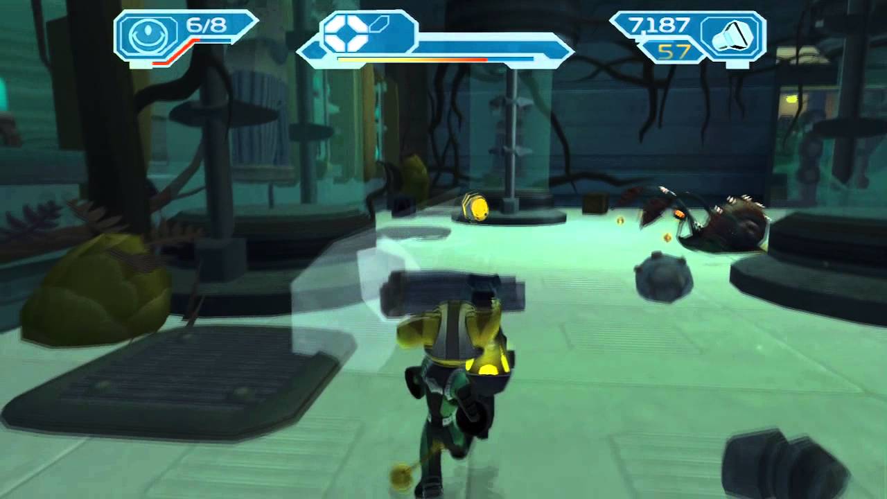 Ratchet & Clank 2: Going Commando 100% Walkthrough Part 2 - Megacorp Outlet, Planet Oozla - YouTube