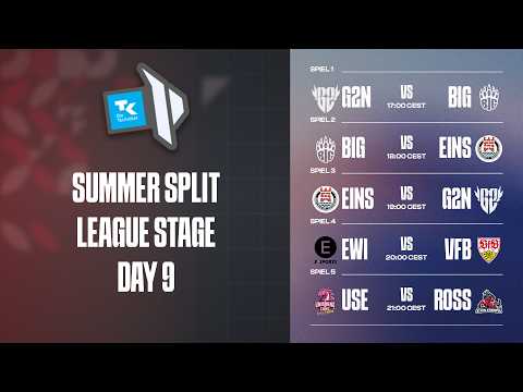Prime League - 1. Liga SUMMER Split 2026 | League Stage Day 9 | TK PRM