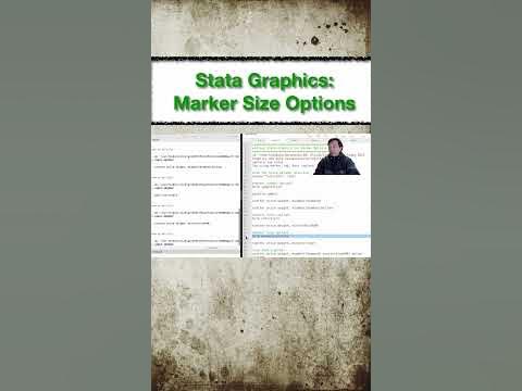 Stata Graphics: Marker Size Options - YouTube