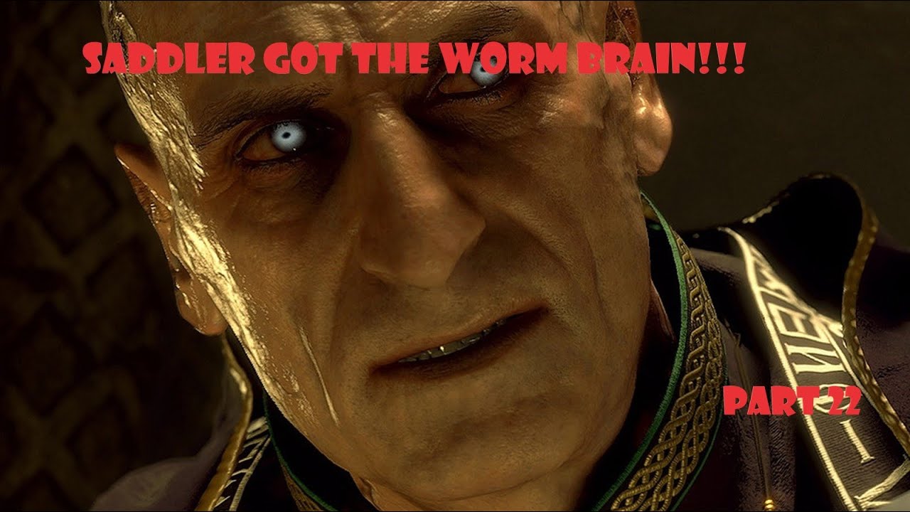 SADDLER GOT THE WORM BRAIN!!! | Resident Evil 4 - REMAKE - PART 22 ...