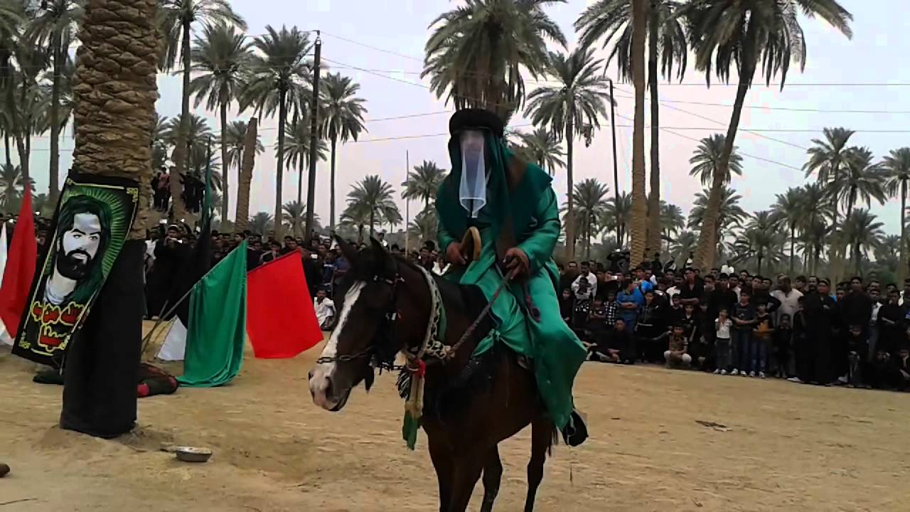 تشابيه دفن الإمام الحسين عليه السلام في قضاء الشامية 2015 Youtube