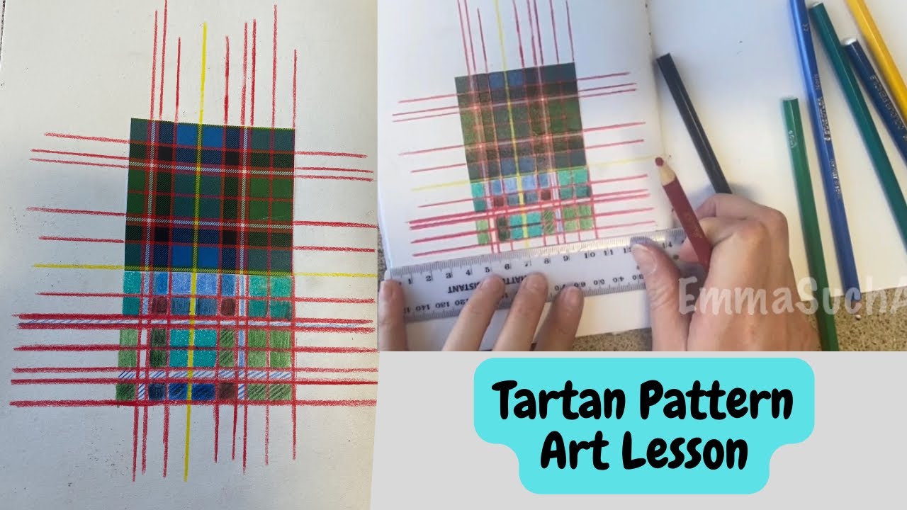 Tartan Pattern Art Lesson - YouTube