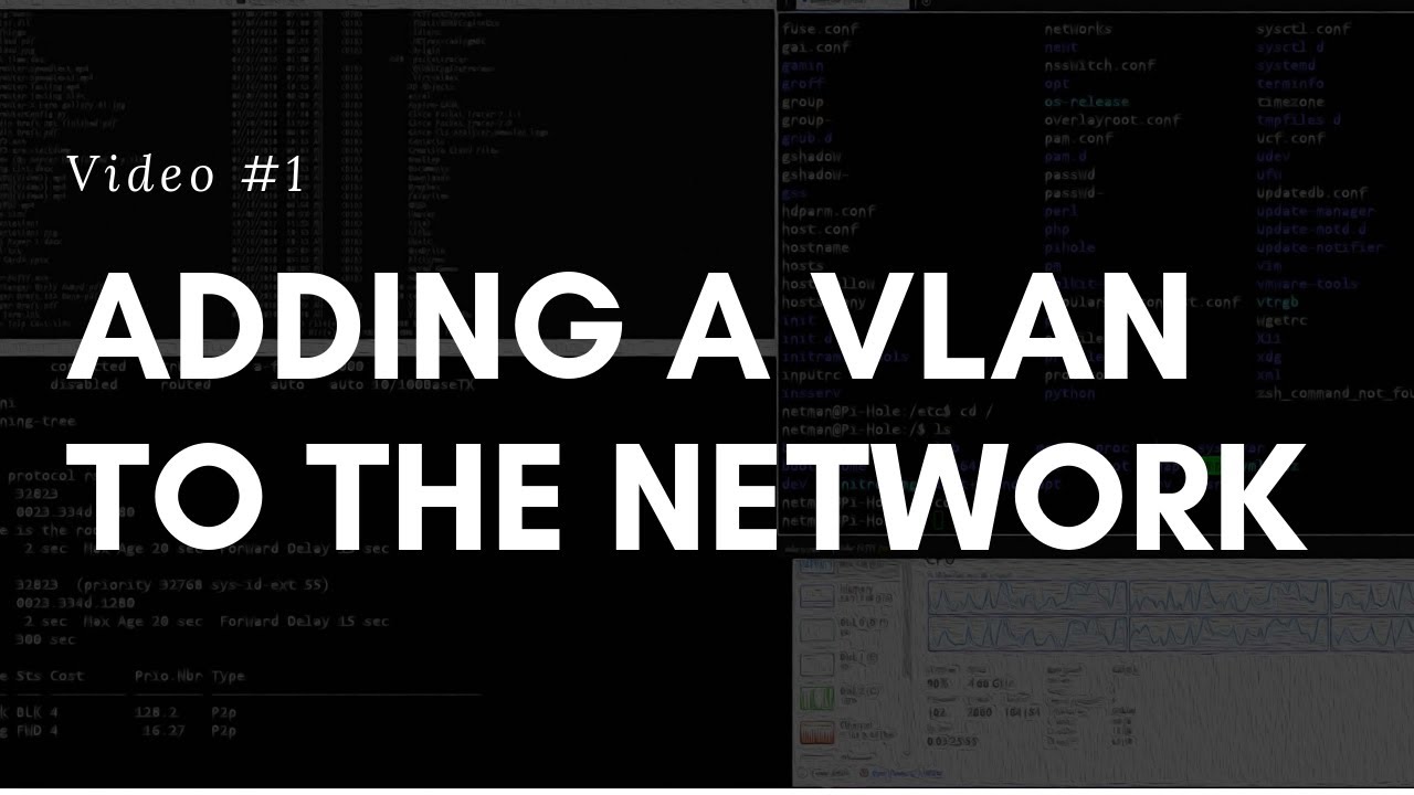 #2 Adding a VLAN to the network - YouTube