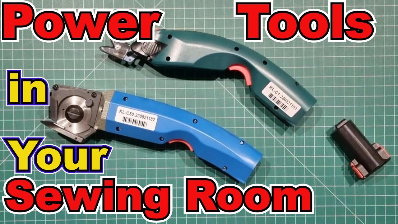 Test & review electric fabric scissors & rotary cutter rechargeable ...