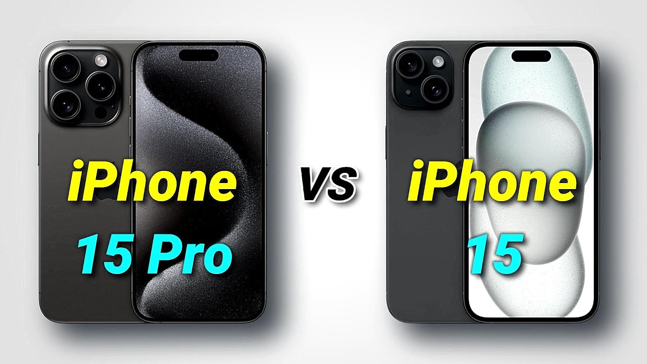 iPhone 15 Pro Vs iPhone 15 Specs Review & Comparison! - YouTube