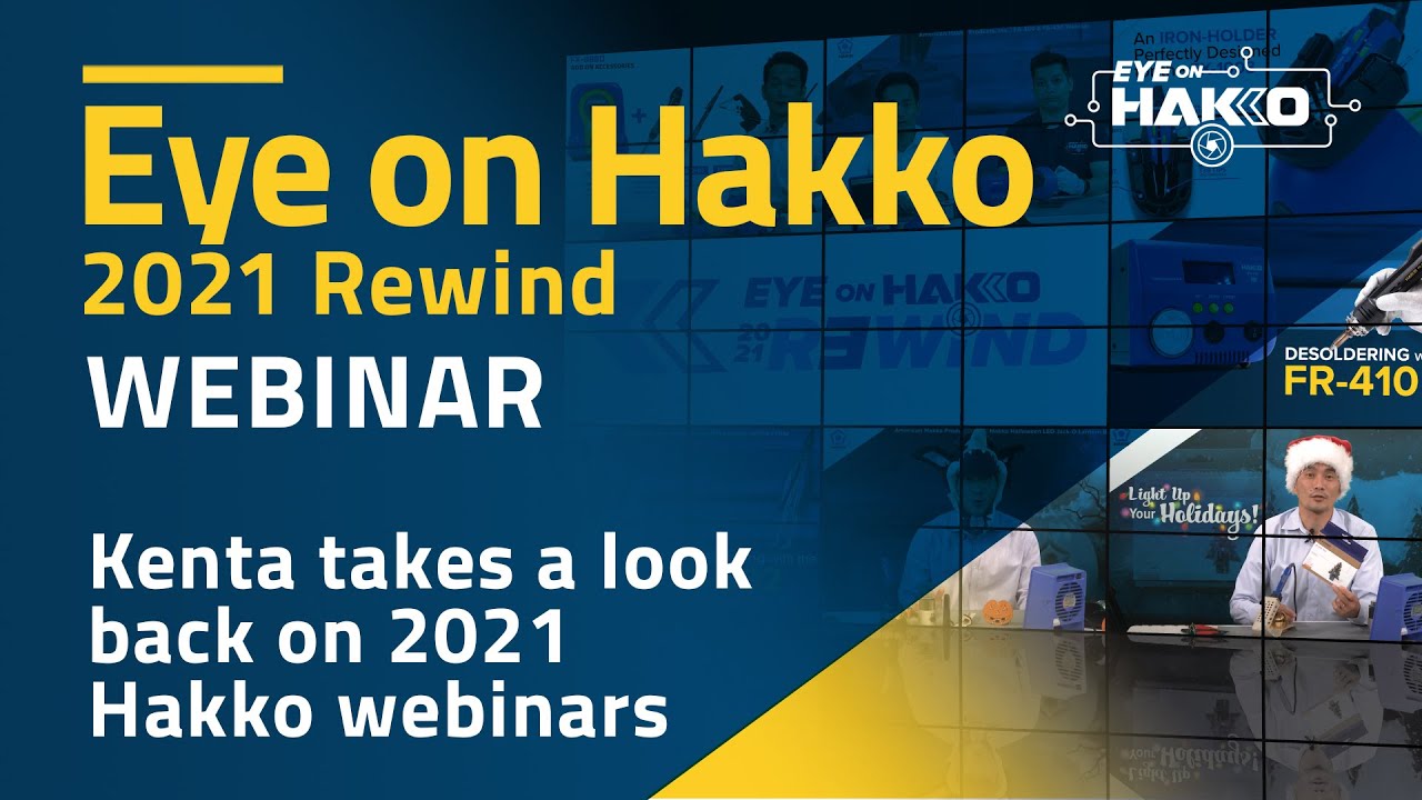 Eye on Hakko 2021 Rewind Webinar - YouTube