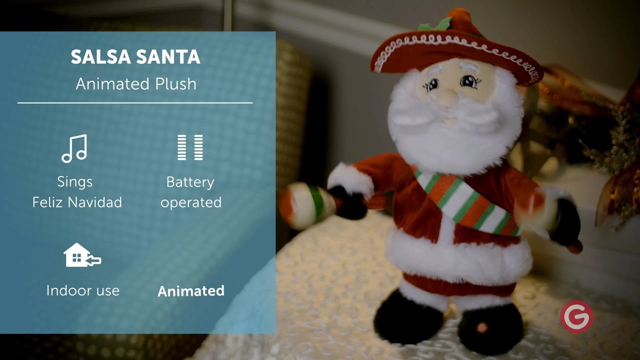 SALSA SANTA | Animated Plush - YouTube