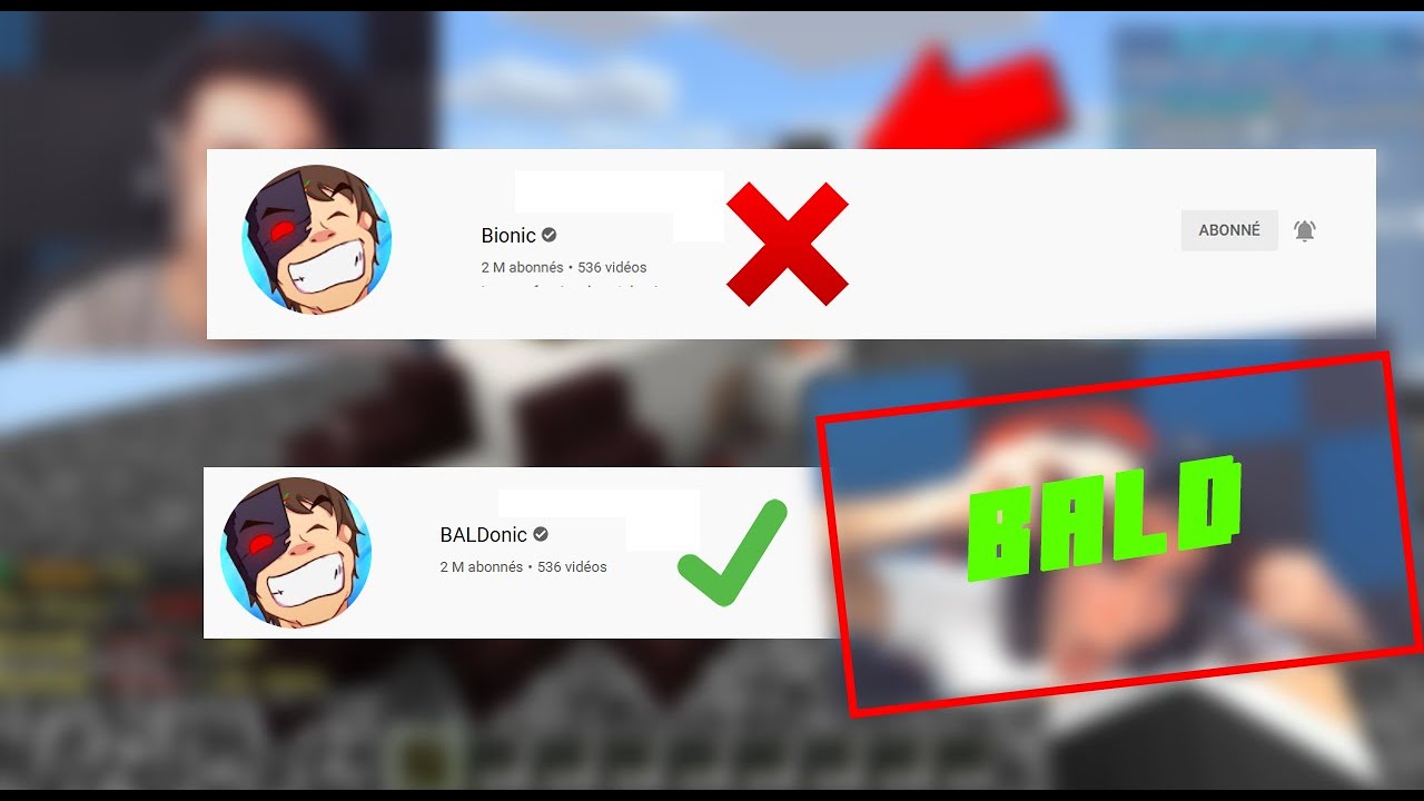 Bionic Going BALD After hitting 2 million subscribers 🤣 - YouTube