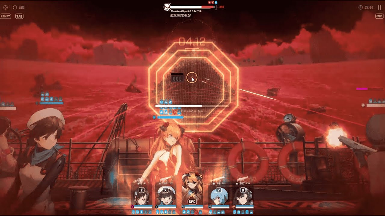 Nikke: Ramiel Q boss fight - Solo Raid tier 5 (feat. Evangelion girls ...