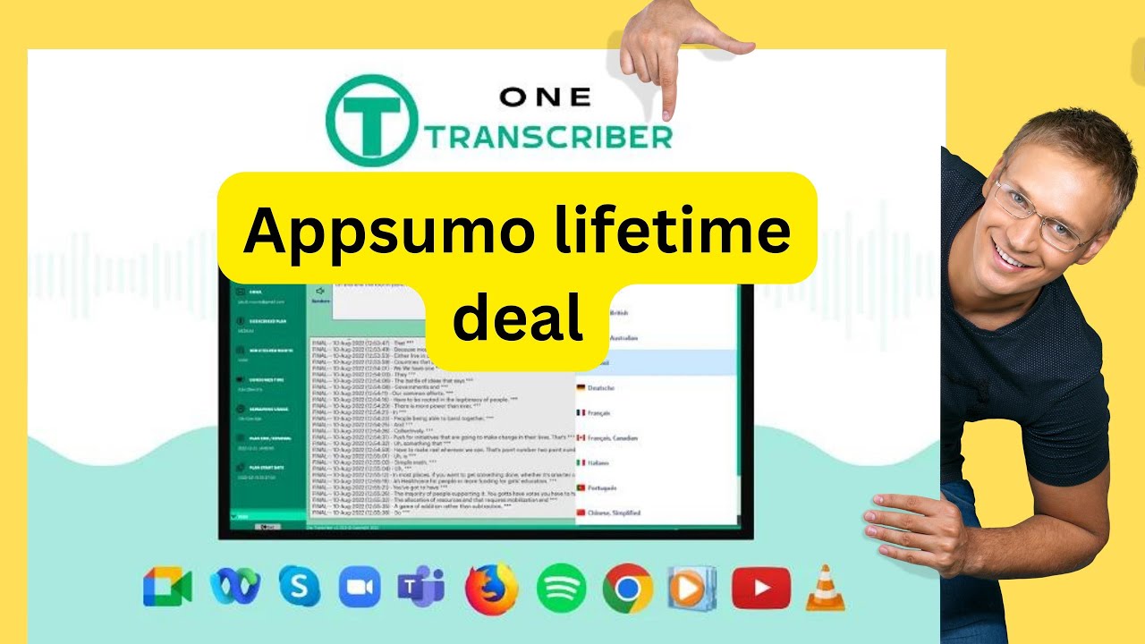 One Transcriber lifetime deal [$69] | 10% off One Transcriber - YouTube