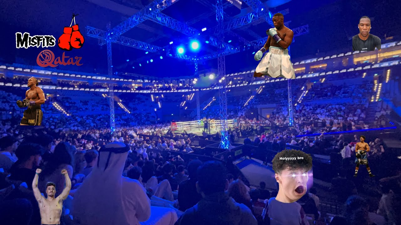 I WENT TO QATAR MISFITS BOXING SUPERCARD - YouTube
