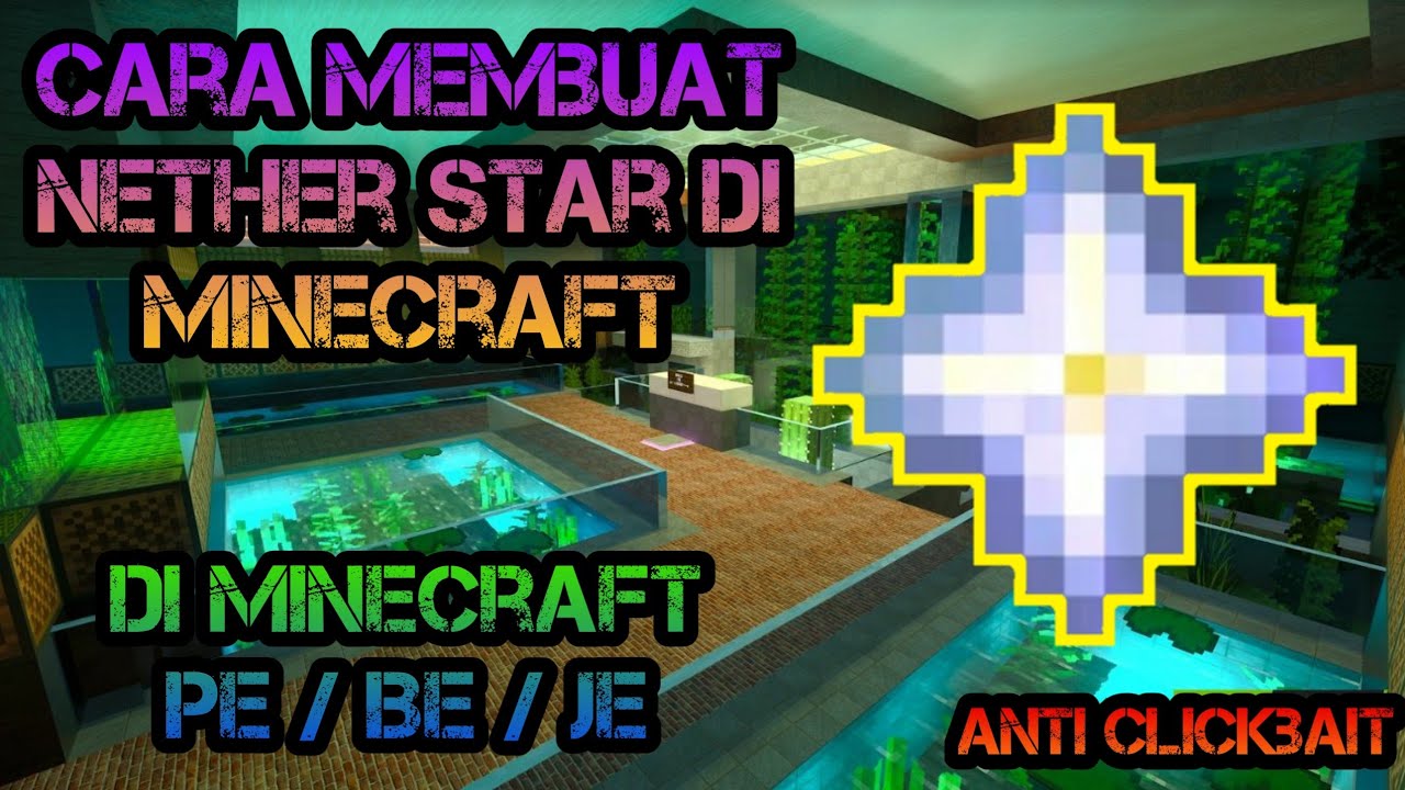 Cara Membuat Nether Star Di Minecraft | Minecraft Indonesia - YouTube