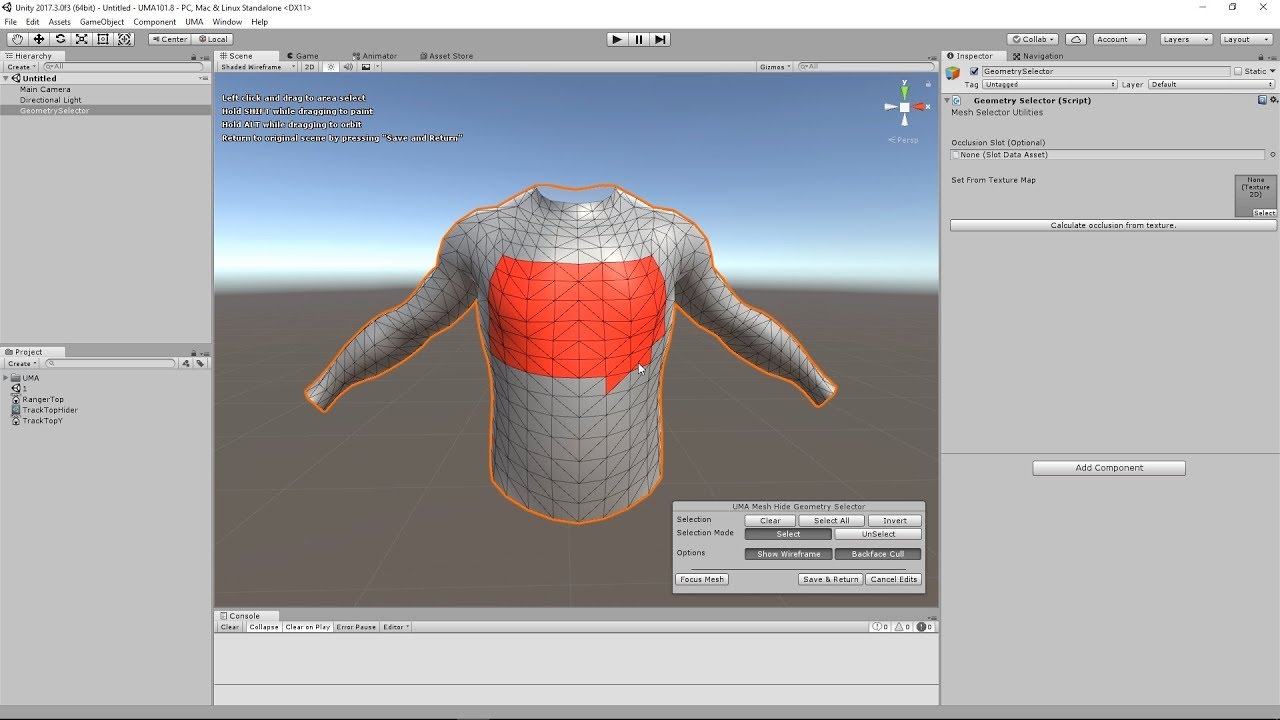 Uma 101 Part 8 Advanced Occlusion Youtube