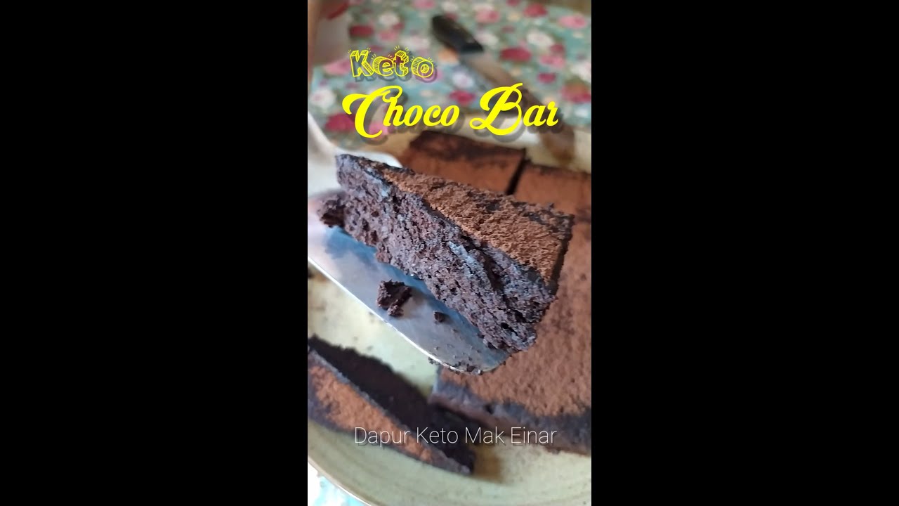 Membuat Kue Keto Choco Bar - YouTube