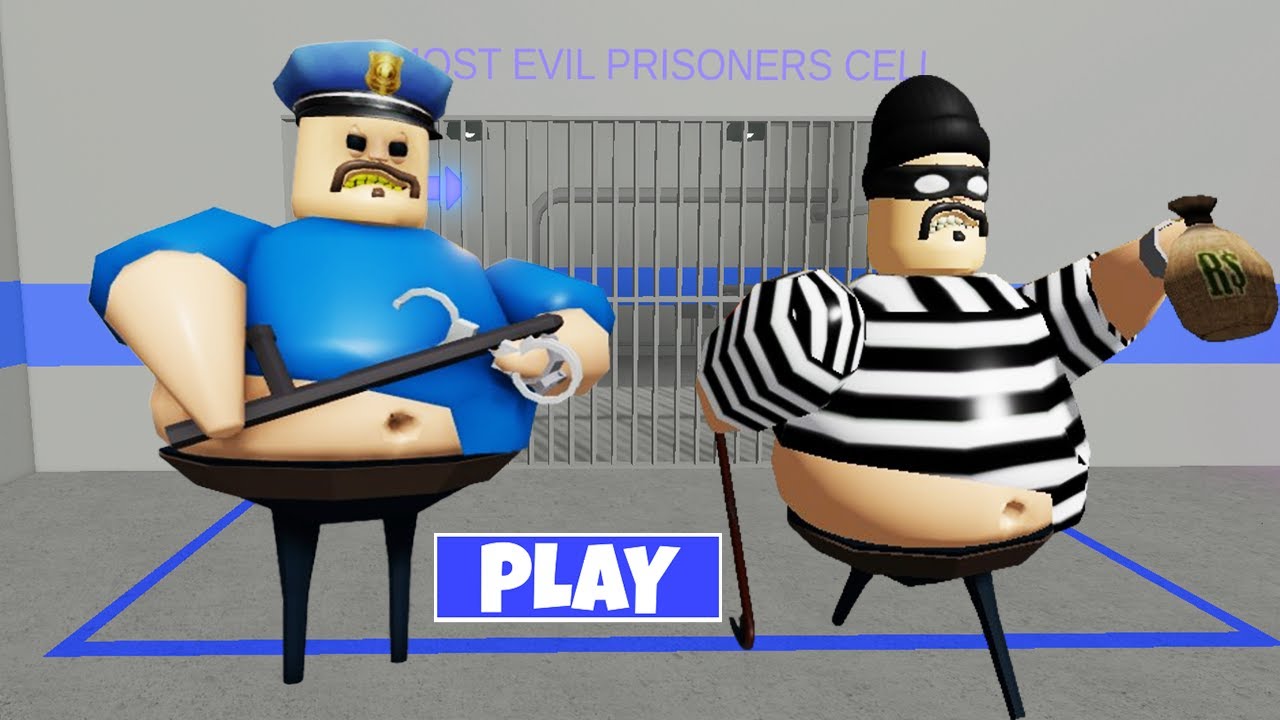 SECRET UPDATE | POLICE BARRY VS THIEF BARRY'S PRISON RUN! (OBBY ...