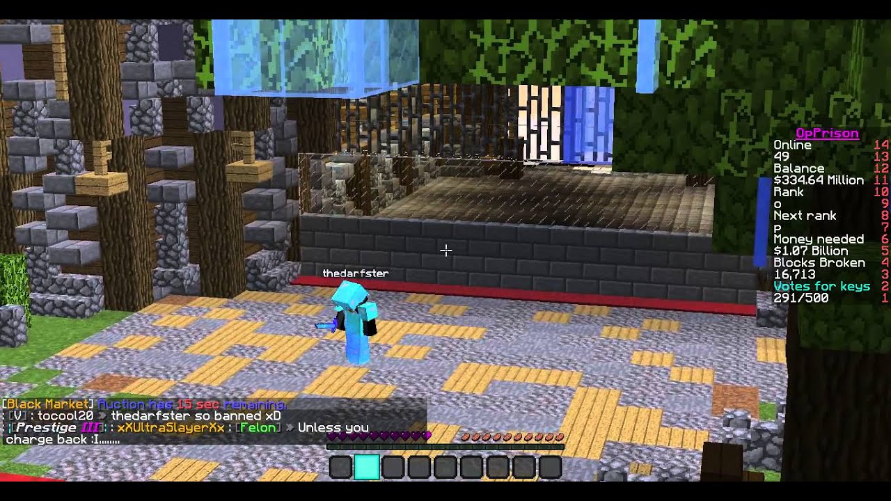 Minecraft:Hacker on Vortex Network!PROOF! - YouTube