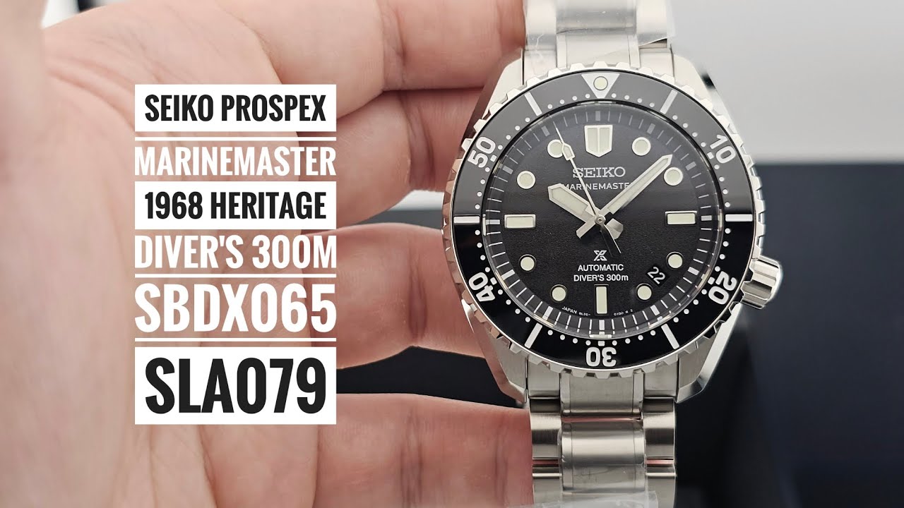 Seiko Prospex Automatic Diver's 300m Marinemaster 1968 Heritage Diver ...