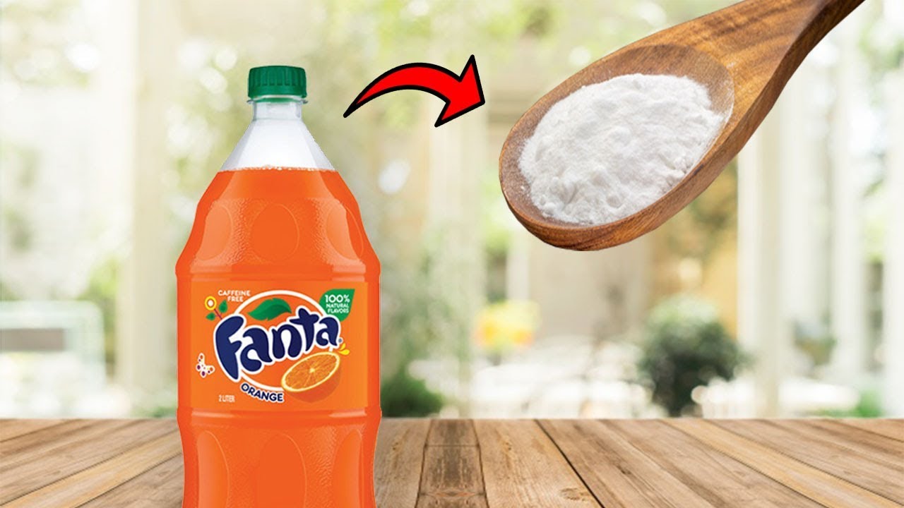 Chemical reaction mixing fanta and baking soda | EASY SCIENCE ...