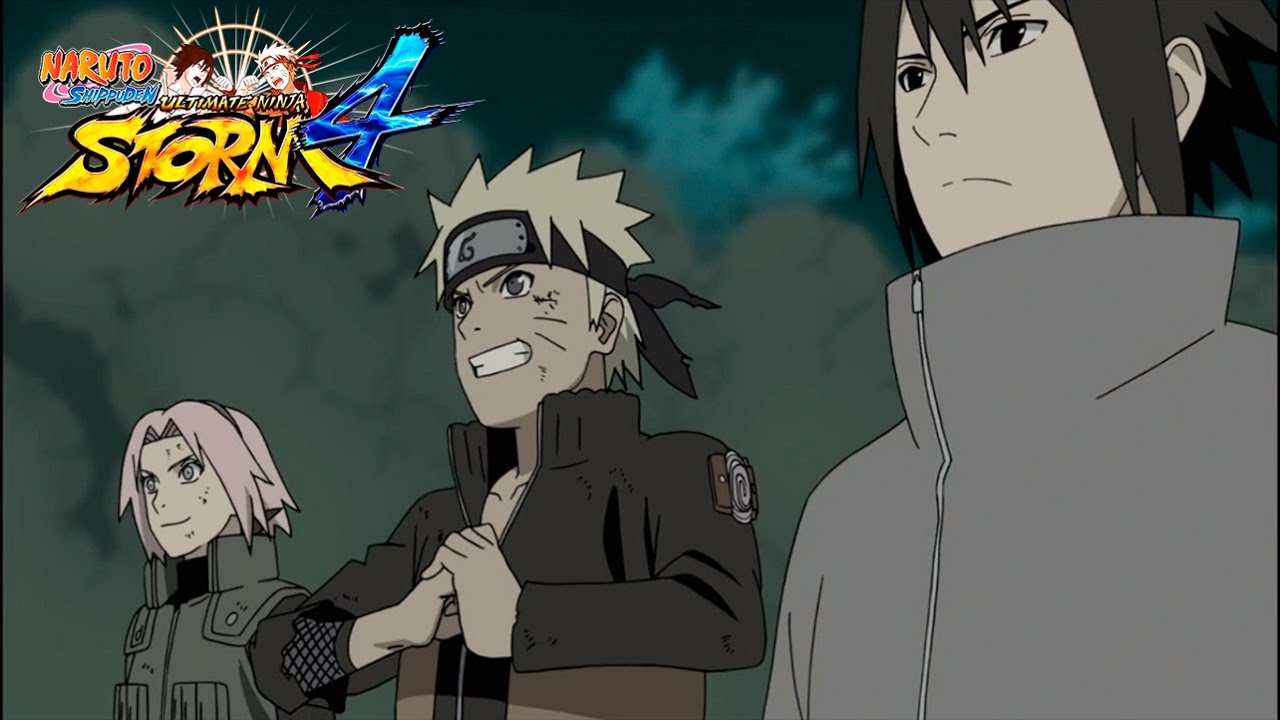 Naruto Shippuden Ultimate Ninja Storm 4 - Equipe 7 Reunida - YouTube