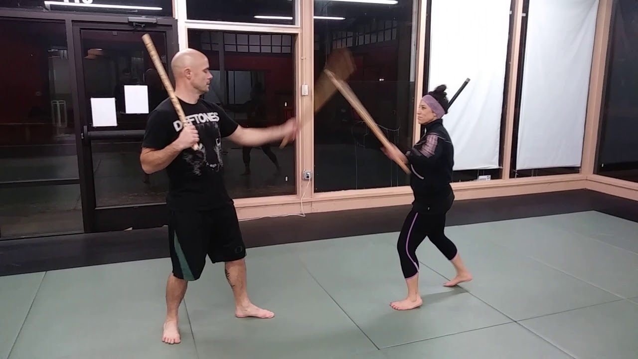Ensayo Kali Pattern Footwork Drill Low Beginner Husband And Wife ...