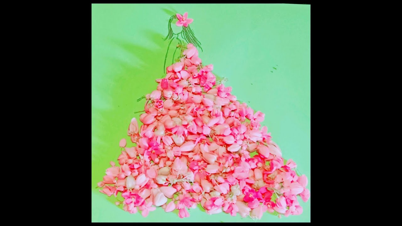 How to make a beautiful MAXI dress with flowers - YouTube