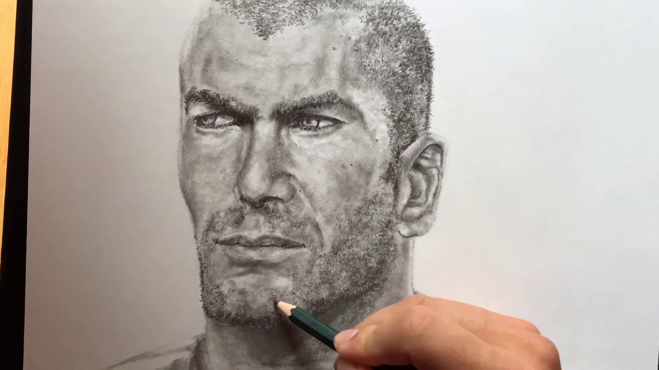 DRAWING-ZIDANE - YouTube