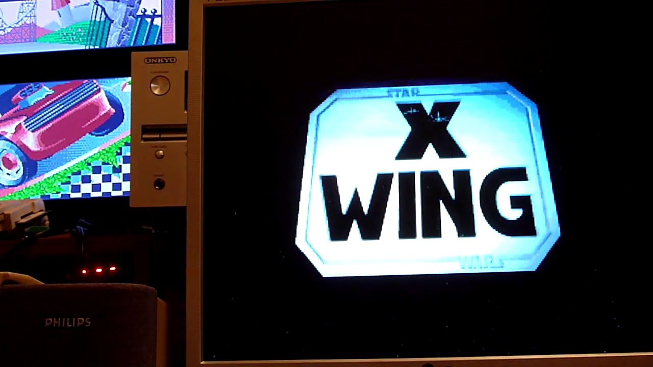 X Wing with digital speech - AT 286 16 Mhz - YouTube