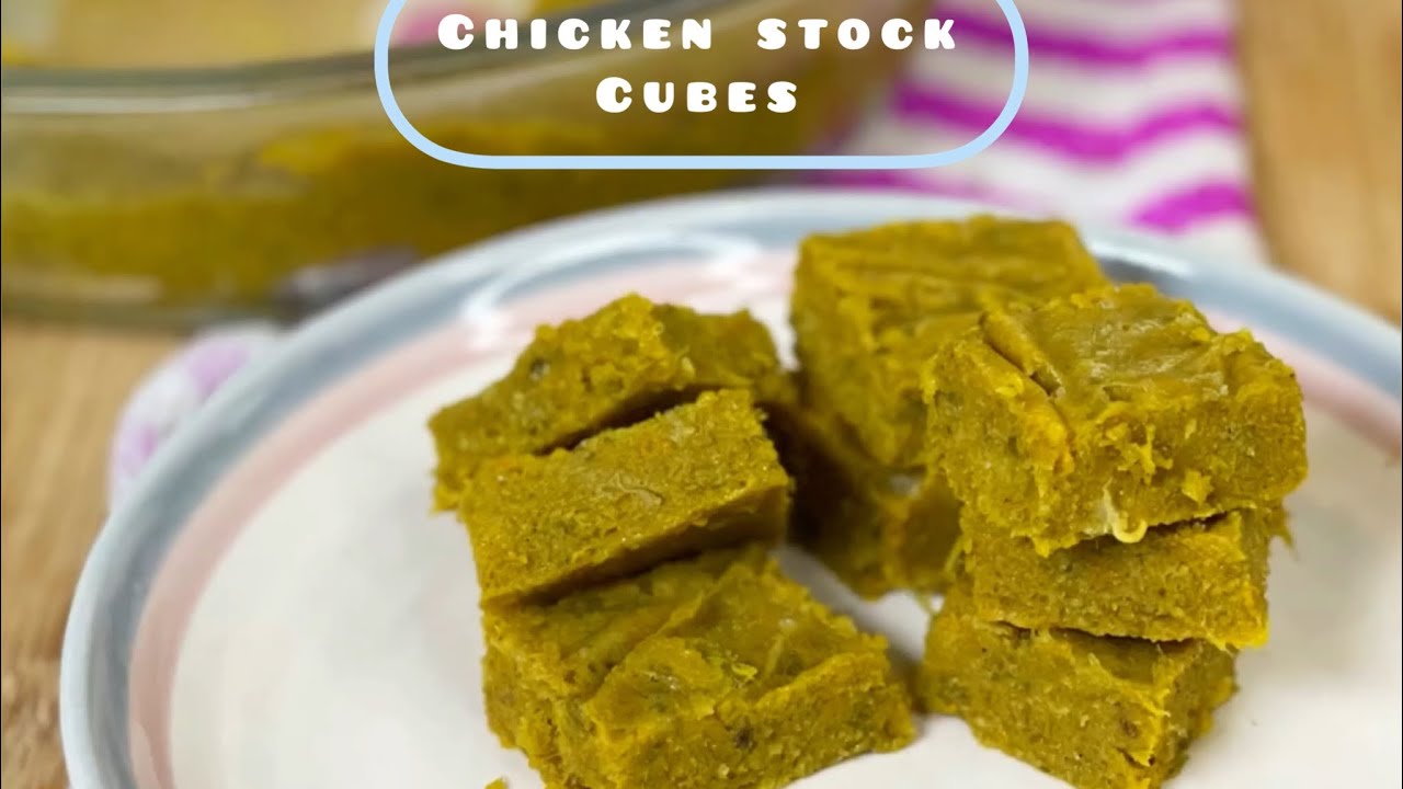 How to make Chicken stock cubes/ Seasoning cubes at home /DIY/ - YouTube